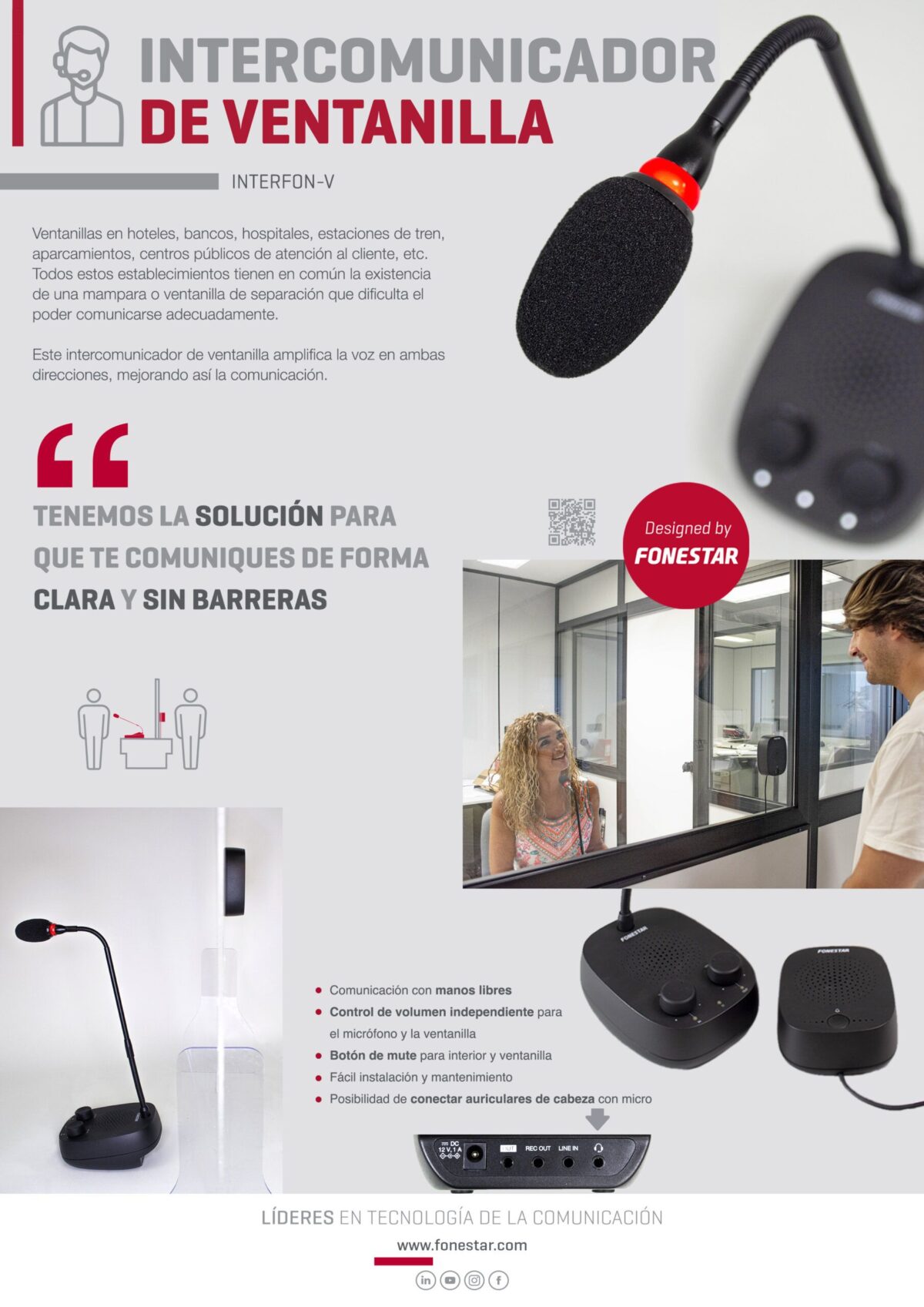 Introducing the new window intercom: INTERFON-V - Fonestar